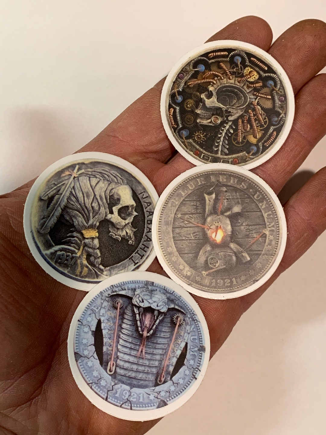 Limited Edition Collector Quality Set of 4 Stickers of Original Hobo ...