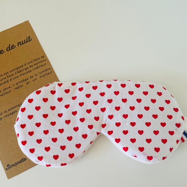 Heart Sleep Mask - Etsy