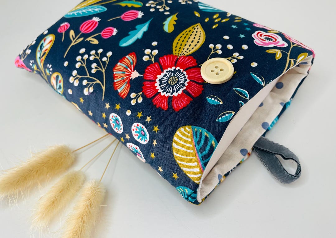 Evening Flower Fabric Mobile Phone Pouch (max. 8.5cm Width) - Etsy