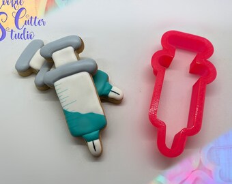 Syringe Cookie - Etsy