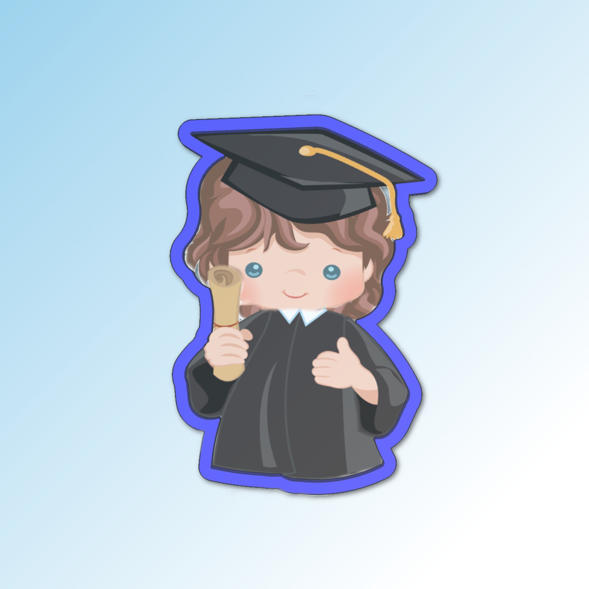 Graduation Boy Cookie Cutter Graduation Cookie Cutter - Etsy