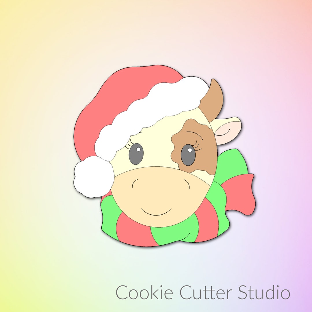 Bull Cookie Cutter, Christmas Farm Animal Cookie Cutter - Etsy