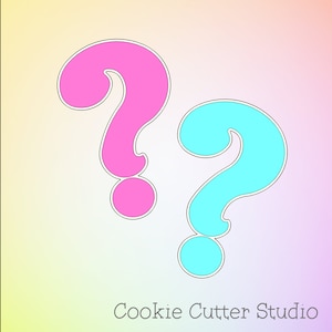 Question Mark Cookie Cutter - Etsy