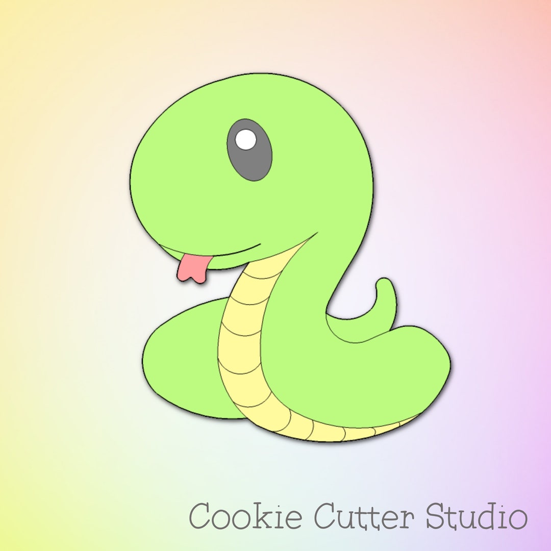 Snake Cookie Cutter, Animal Cookie Cutters - Etsy