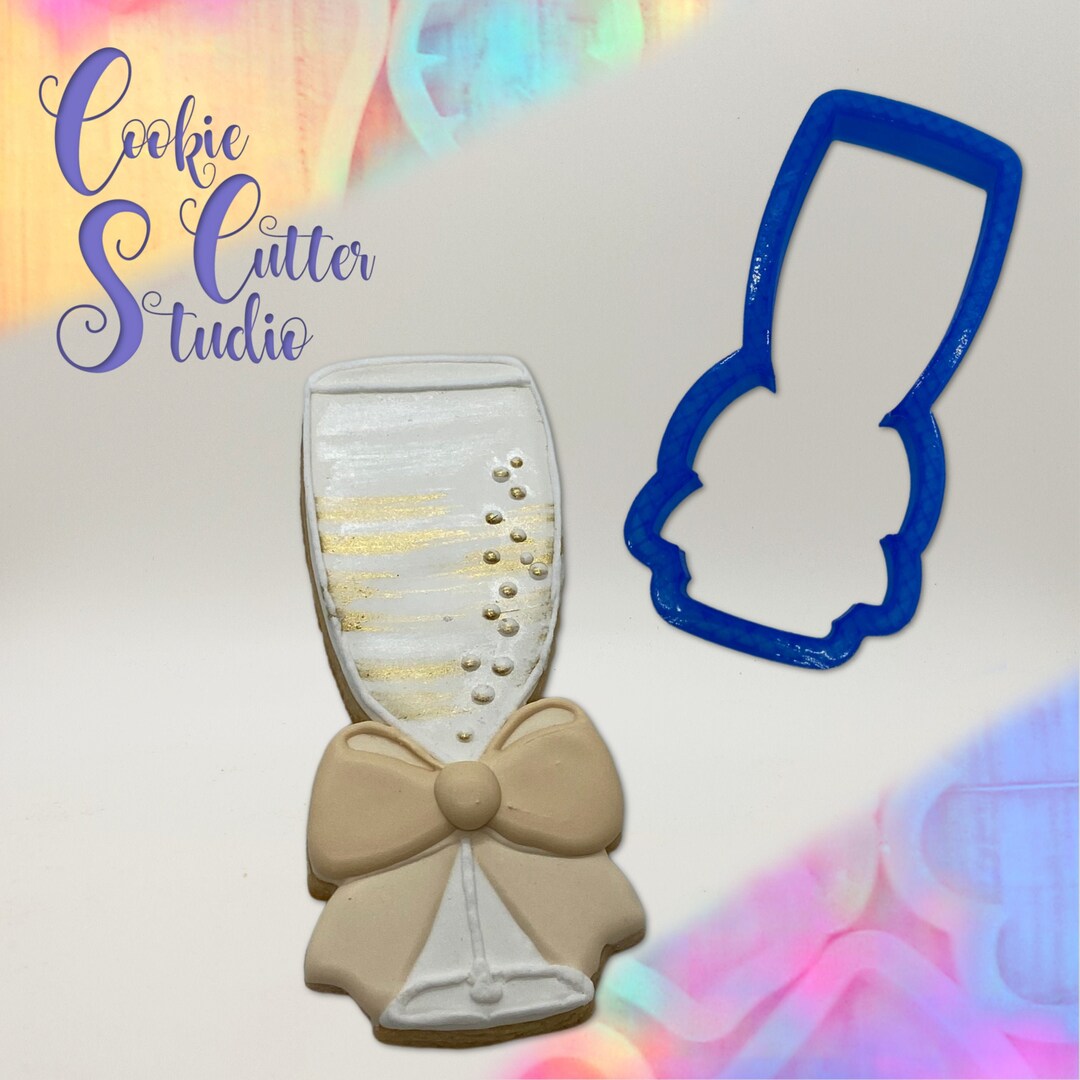 Wine Glass Cookie Cutter Bridal Shower Cookie Cutter - Etsy