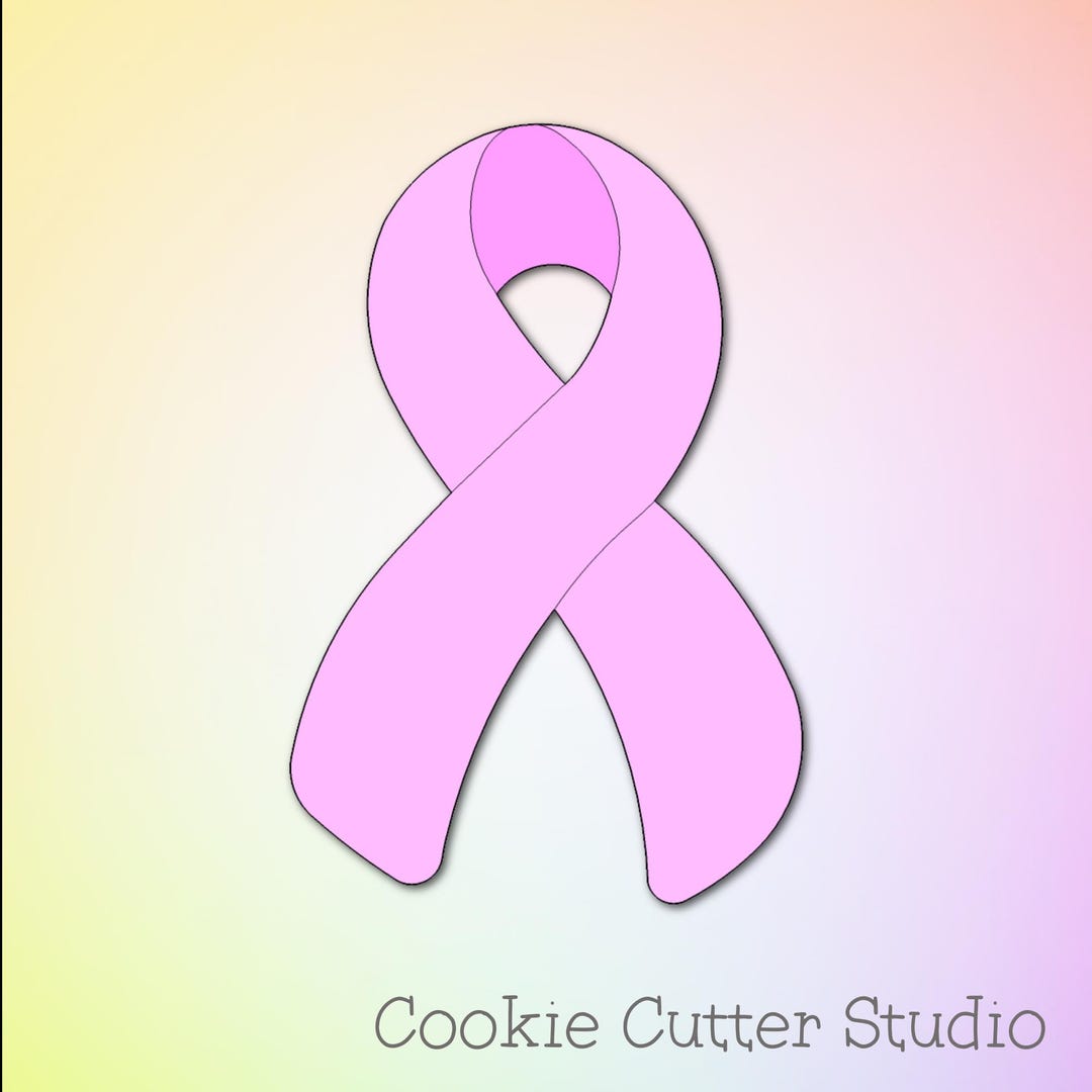 Ribbon Cookie Cutter, Breast Cancer Cookie Cutters - Etsy
