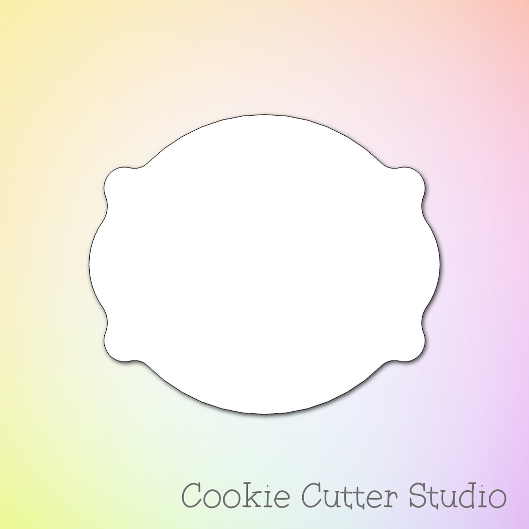 Plaque Cookie Cutter - Etsy