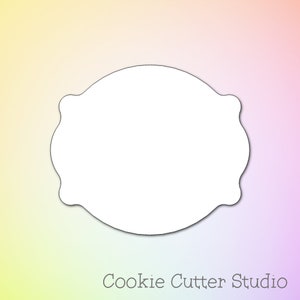 Plaque Cookie Cutter - Etsy