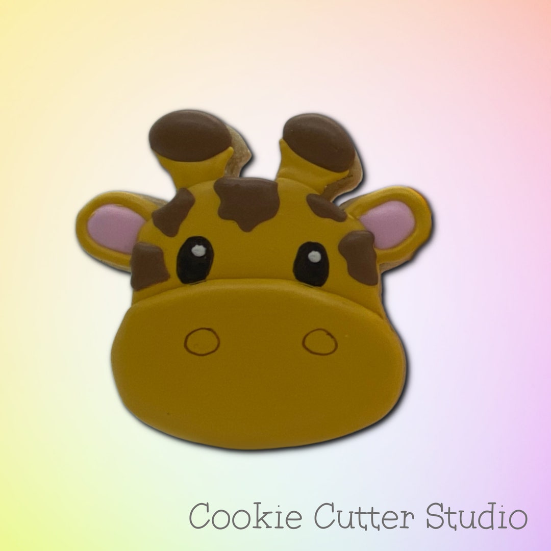 Giraffe Head Cookie Cutter: Safari Animal Theme - Etsy