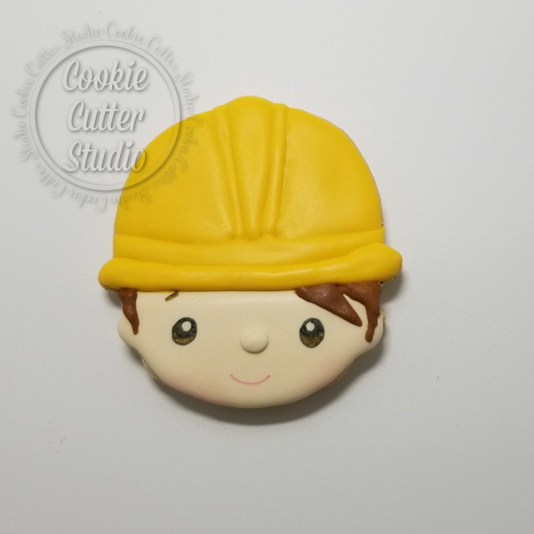 Construction Worker Cookie Cutter, Construction Cookie Cutter - Etsy