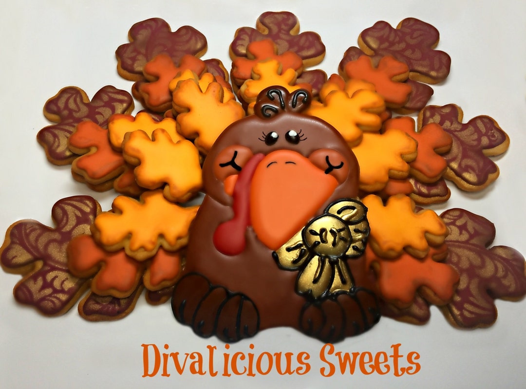 Turkey Platter Cookie Cutter Set, Thanksgiving Cookie Cutters - Etsy