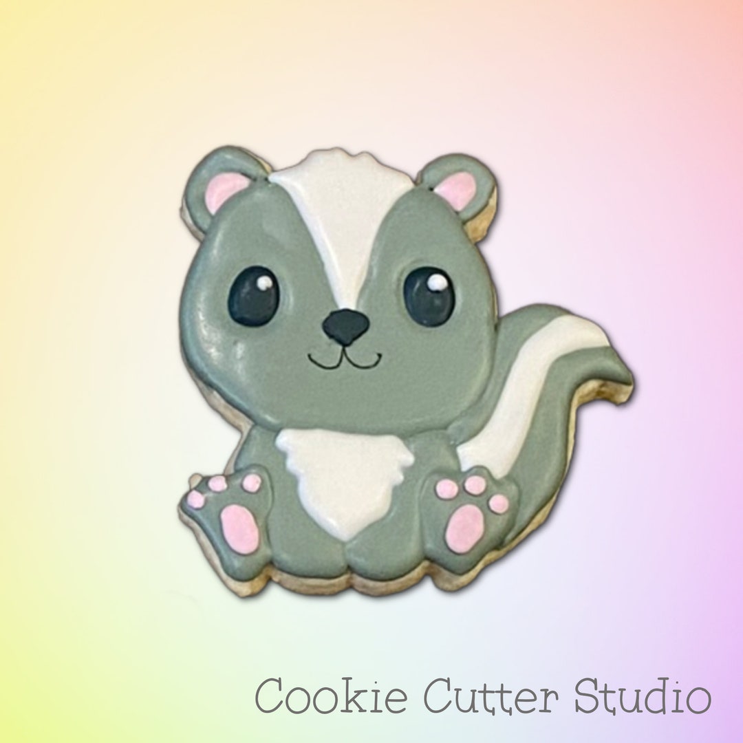 Skunk Cookie Cutter, Woodland Animal Cookie Cutters - Etsy