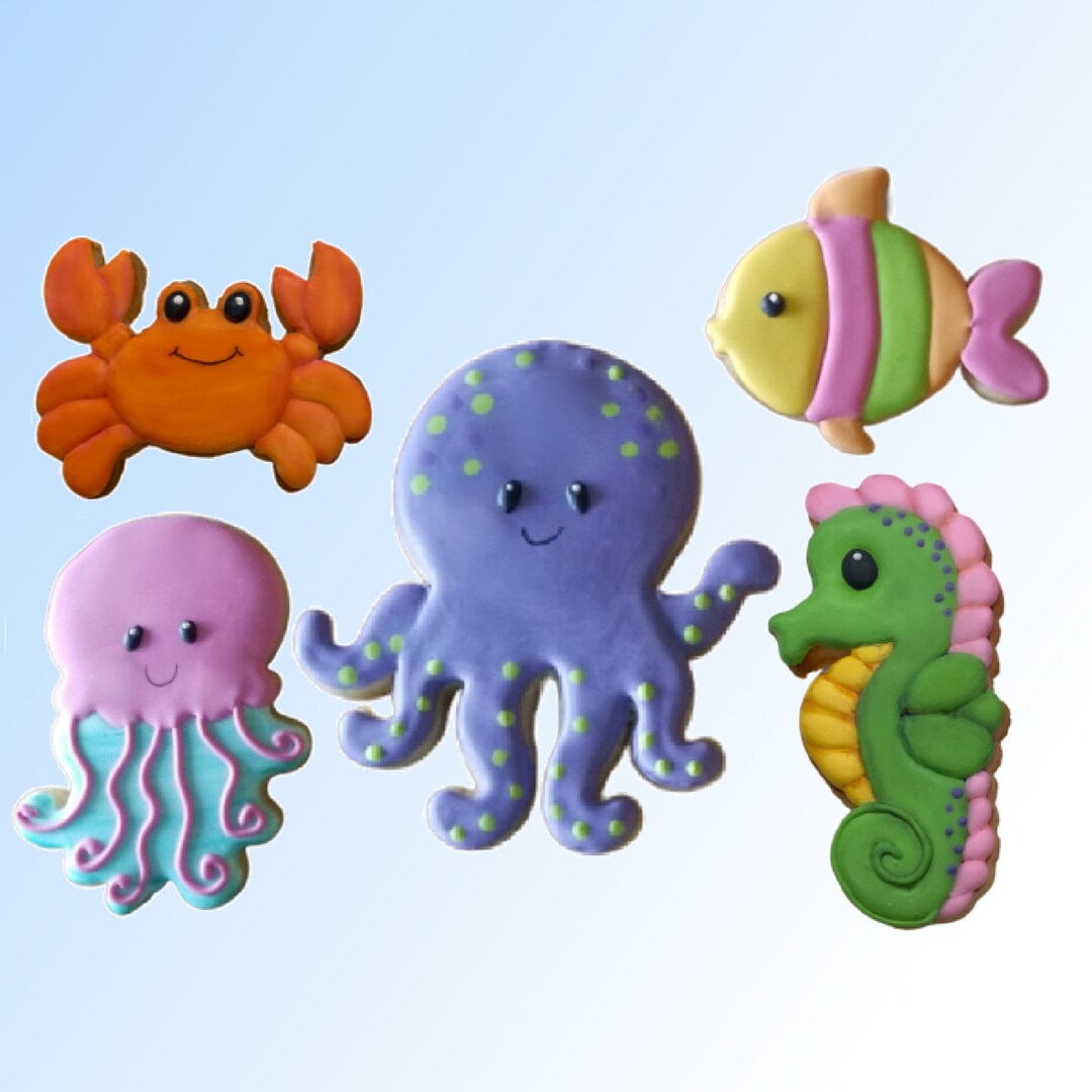Under the Sea Cookie Cutter Set, Jellyfish Cookie Cutter - Etsy