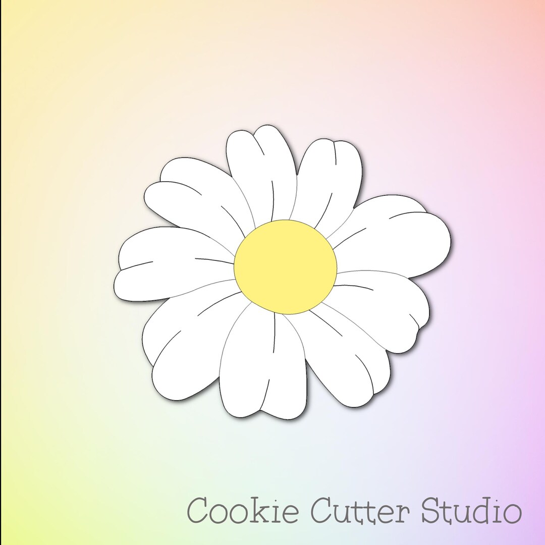 Daisy Cookie Cutter: Food Safe PLA Plastic - Etsy