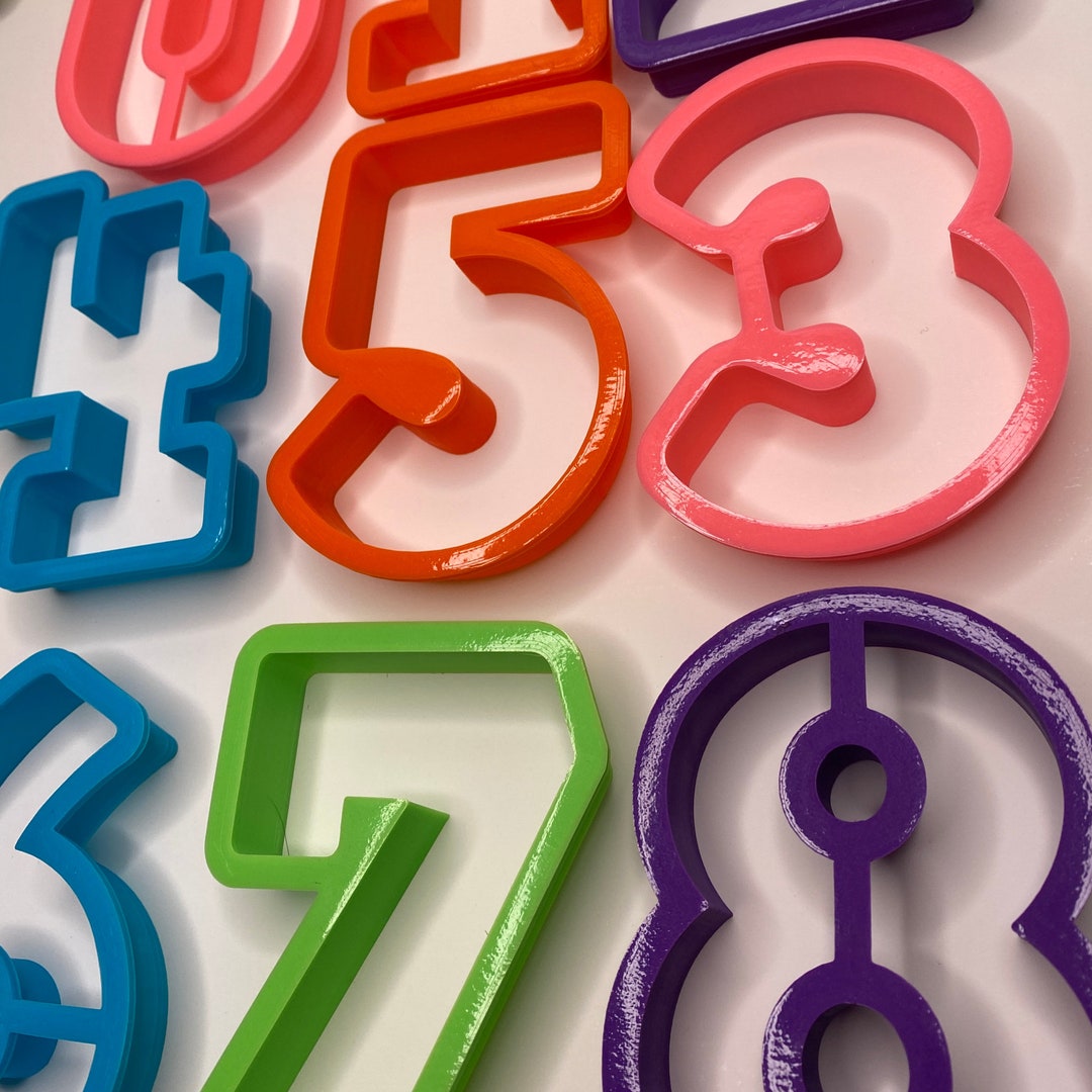 Number Cookie Cutter Set - Etsy