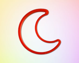 Moon | Crescent Moon - STL File Digital Download for at Home Cookie ...