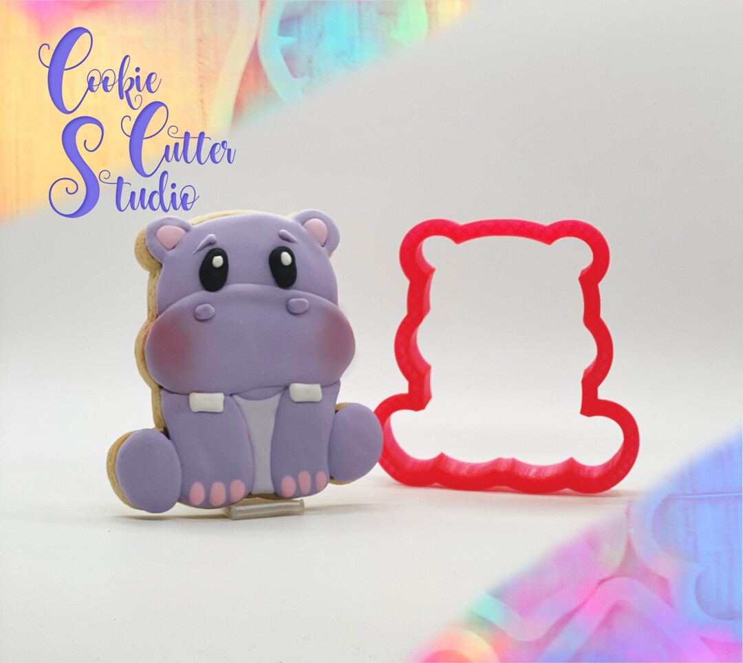 Hippo Cookie Cutter Safari Cookie Cutter Jungle Animal - Etsy