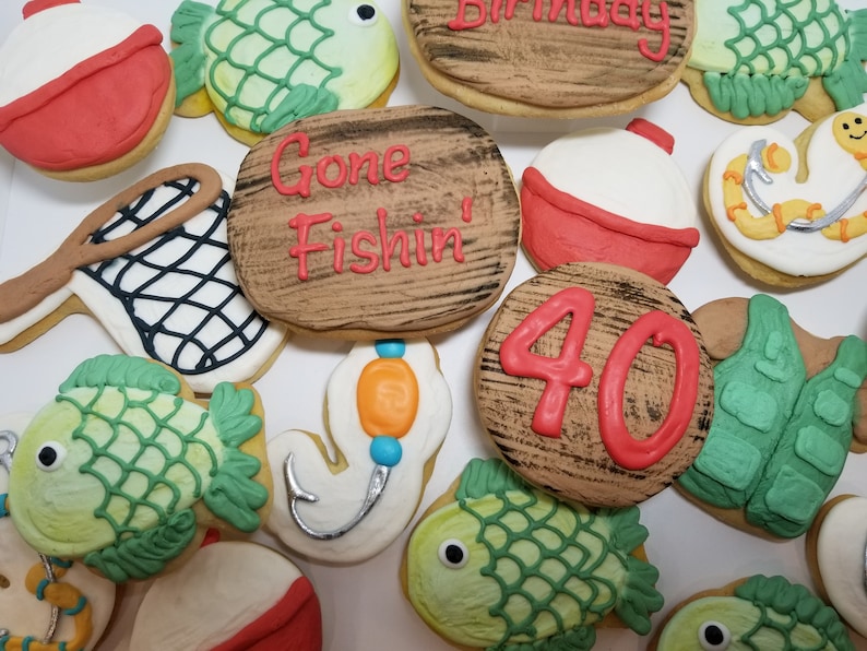 Fish Hook Cookie Cutter Fishing Cookie Cutters | Etsy