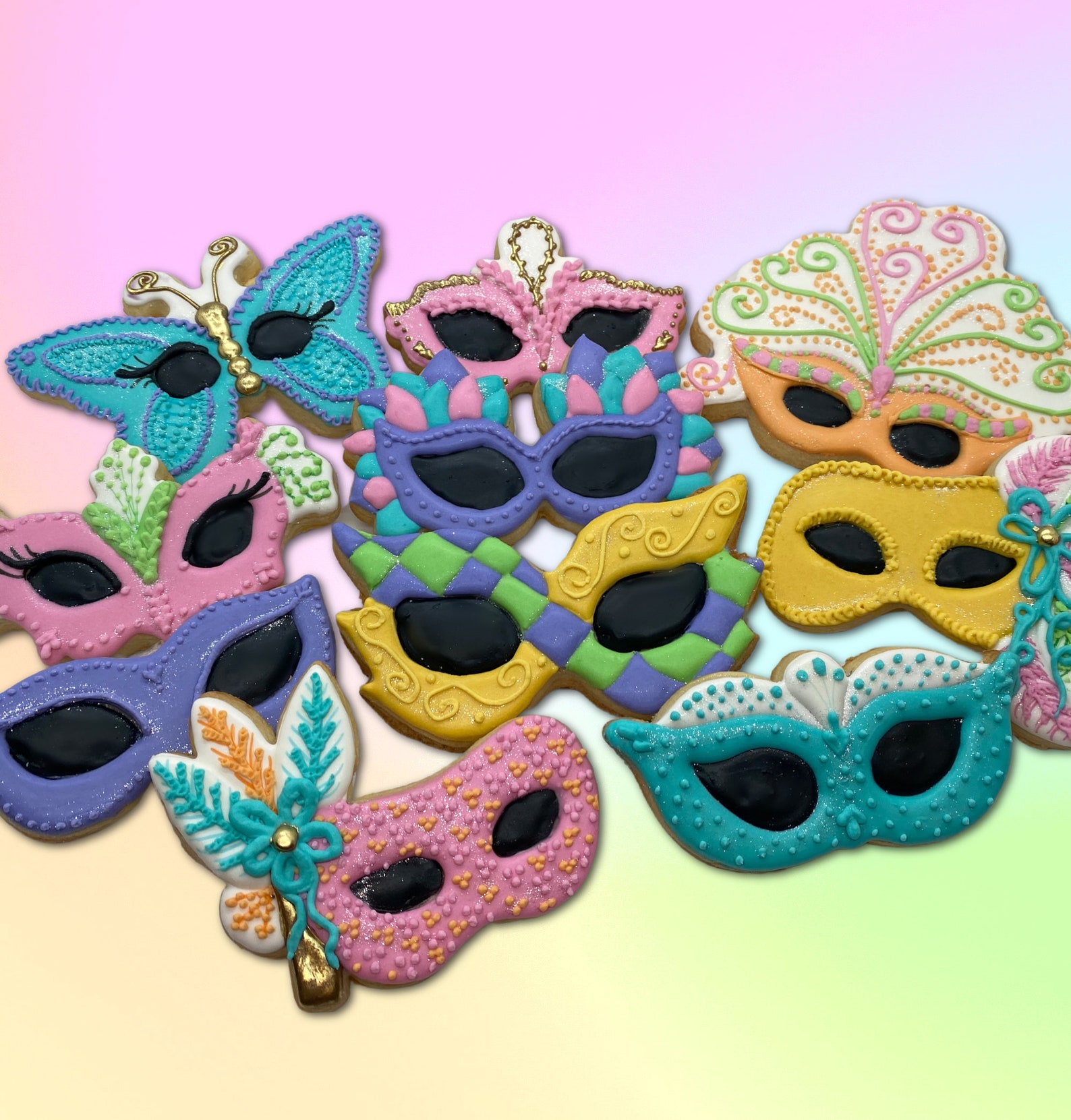 Mardi Gras Mask Cookie Cutter 17 Mardi Gras Cookie Cutters | Etsy