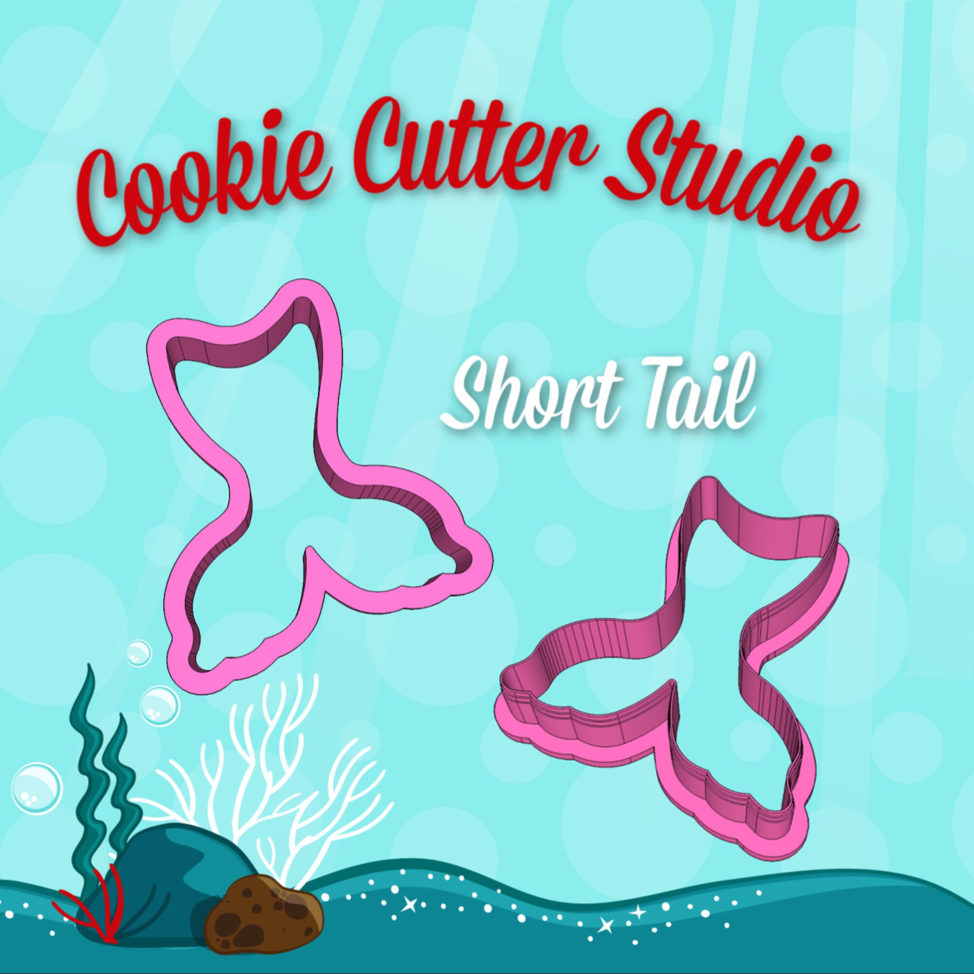 Mermaid Tail Cookie Cutter Mermaid Cookie Cutter - Etsy