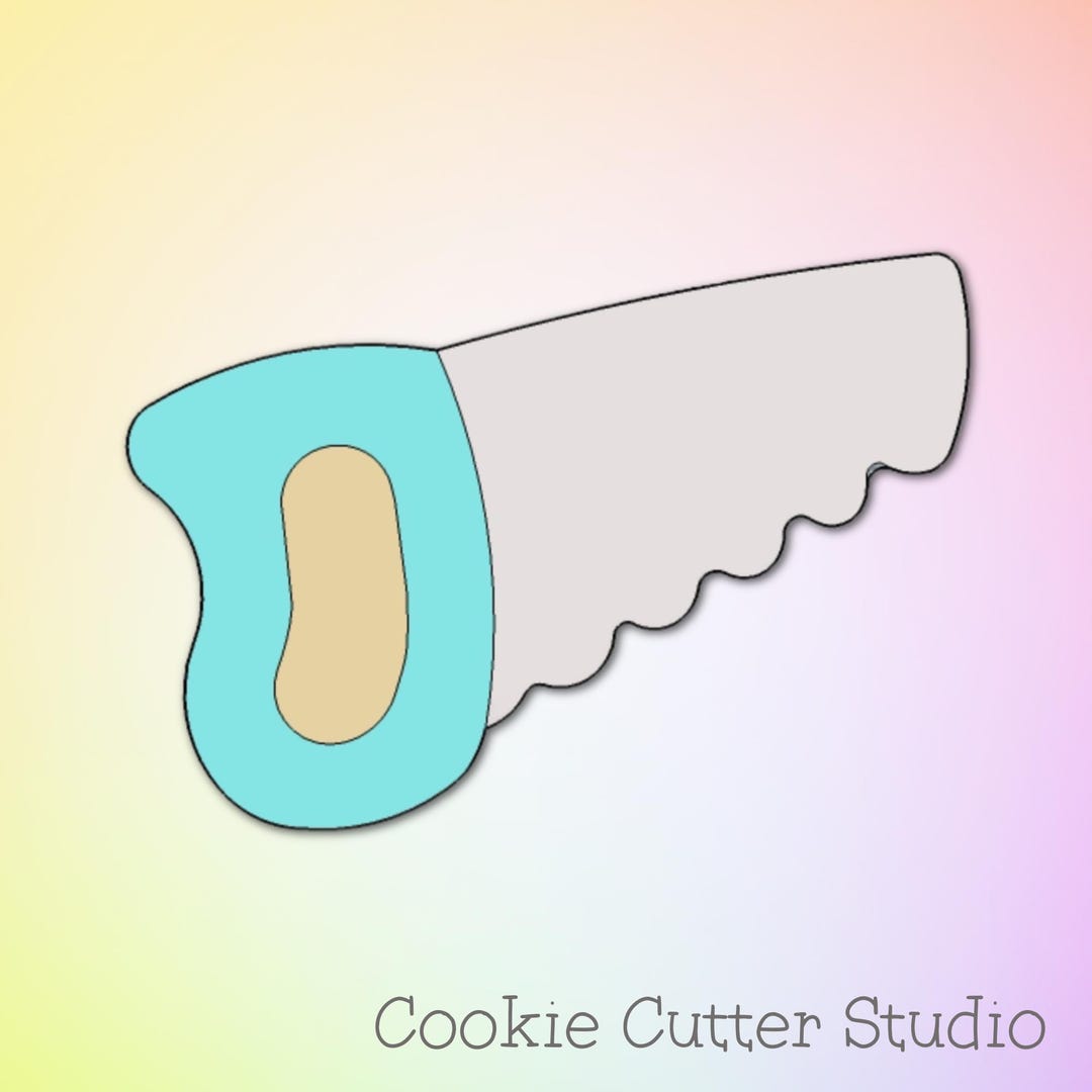 Saw Cookie Cutter, Tool Cookie Cutter, Construction Cookie Cutter - Etsy