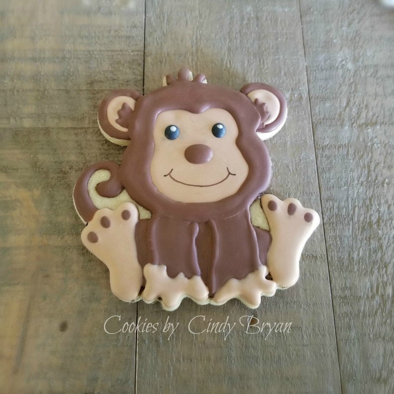 Monkey Cookie Cutter Jungle Cookie Cutter Safari Cookie | Etsy
