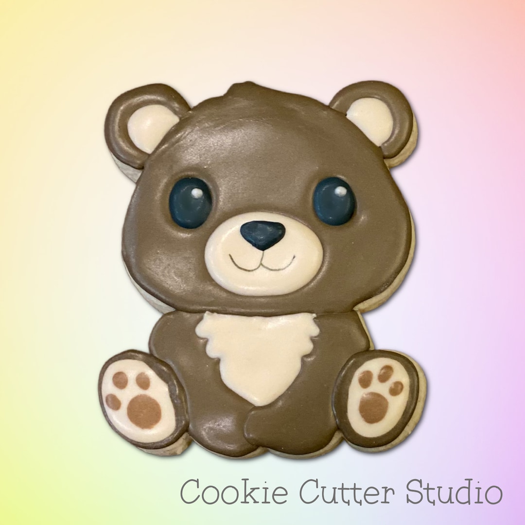 Bear Cookie Cutter, Woodland Animal Cookie Cutters - Etsy