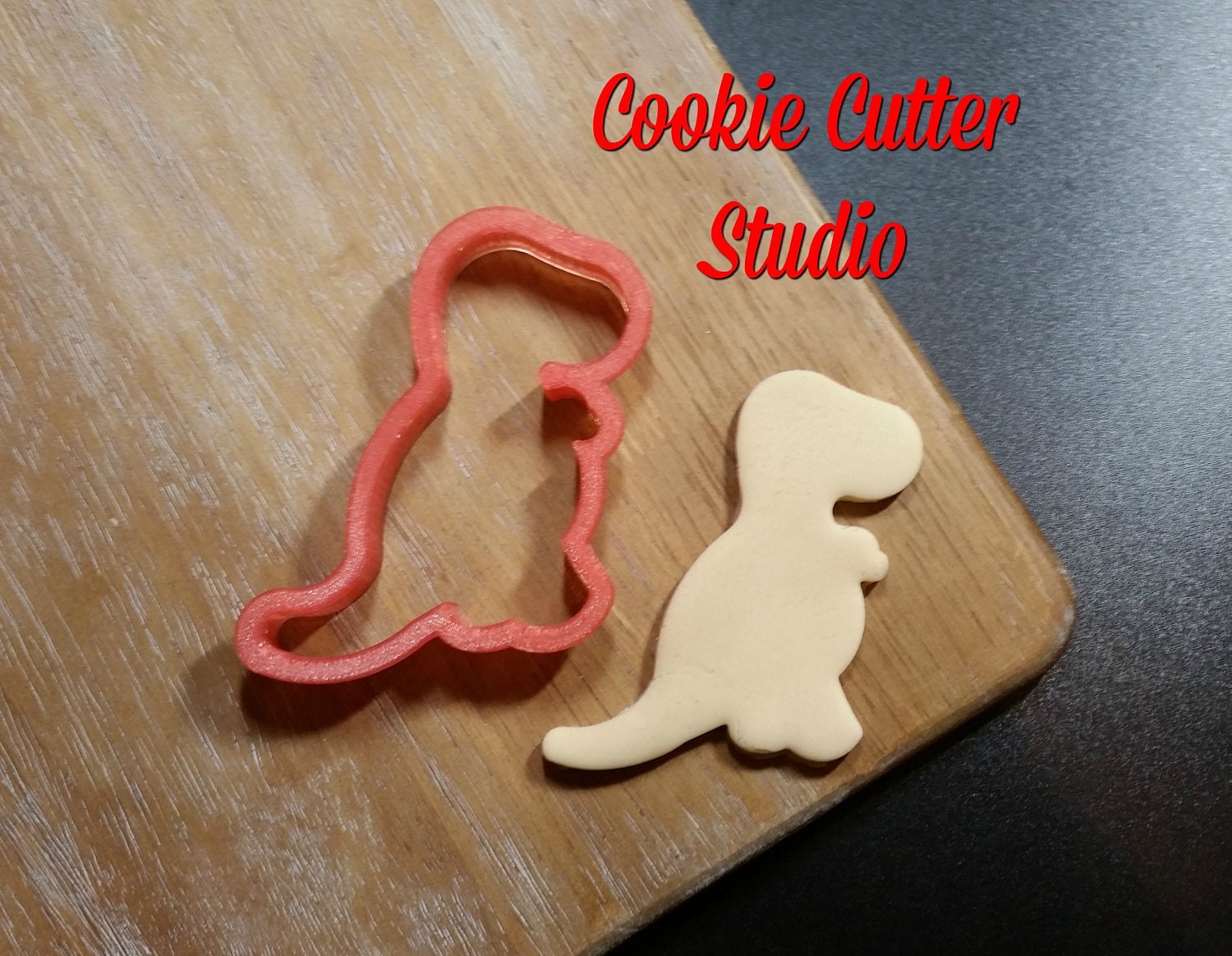 T Rex Cookie Cutter Dinosaur Cookie Cutter - Etsy