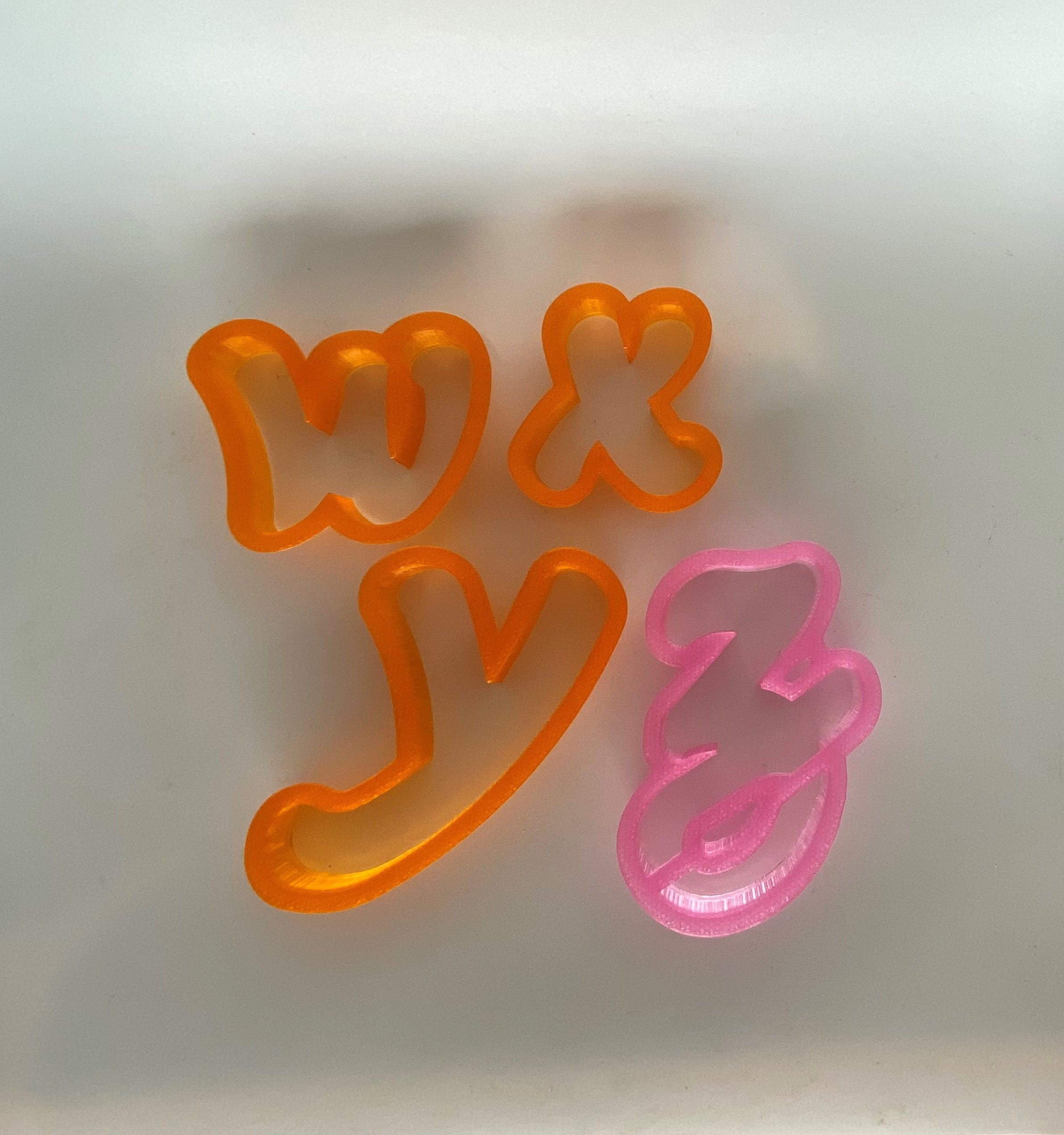 Alphabet Cookie Cutters Lower Case Alphabet Cookie Cutters | Etsy