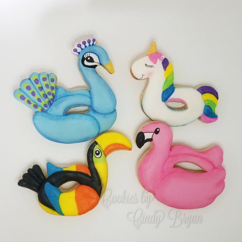 Toucan Float Cookie Cutter Pool Float Cookie Cutter - Etsy