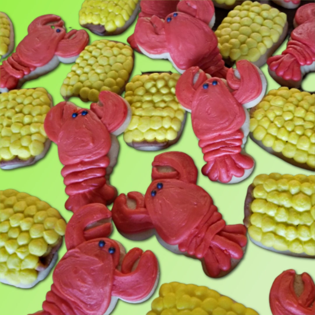Crawfish Boil Cookie Cutters: Crawfish and Corn on the Cob - Etsy