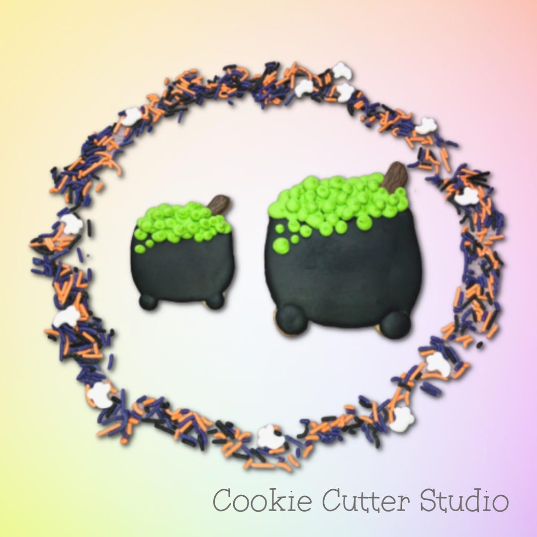 Cauldron Cookie Cutter, Halloween Cookie Cutters - Etsy