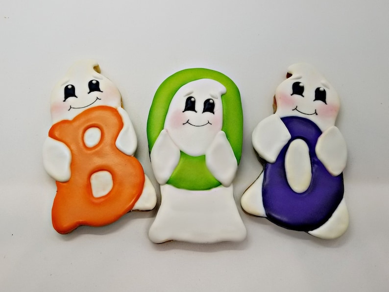 Boo Ghost Cookie Cutter Set, Halloween Cookie Cutters - Etsy