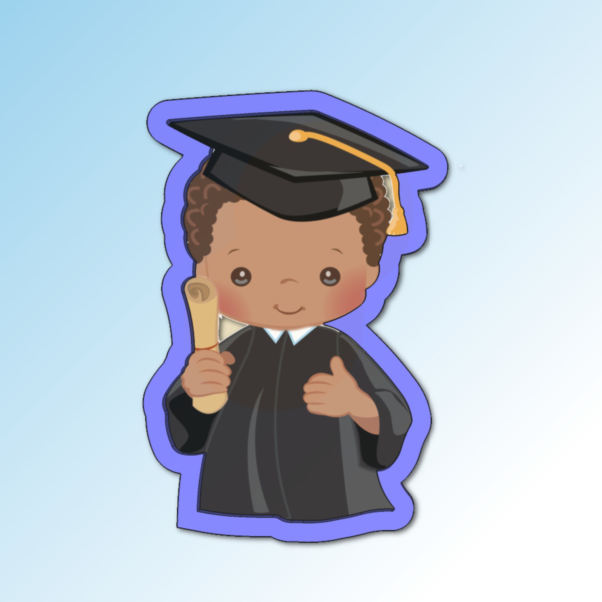 Graduation Boy Cookie Cutter Graduation Cookie Cutter - Etsy