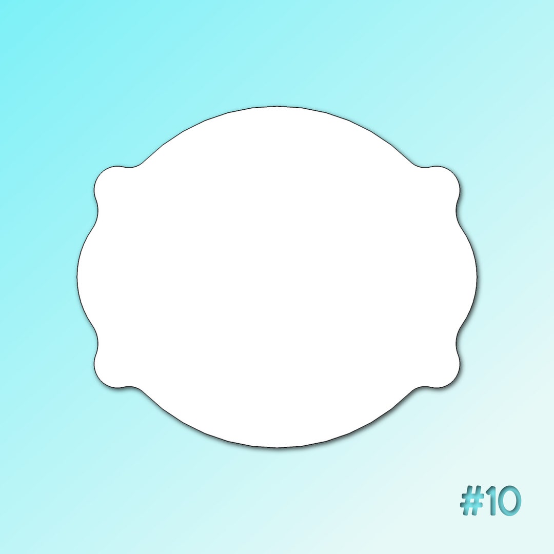 Plaque Cookie Cutter - Etsy