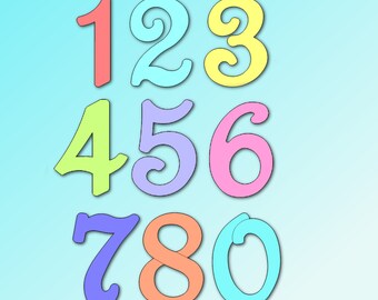 Number Script Cookie Cutter - Etsy