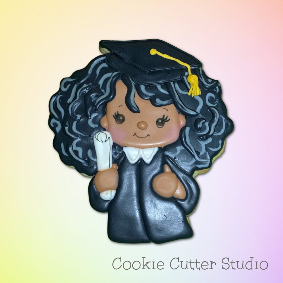 Graduation Girl Cookie Cutter, Graduation Cookie Cutter - Etsy