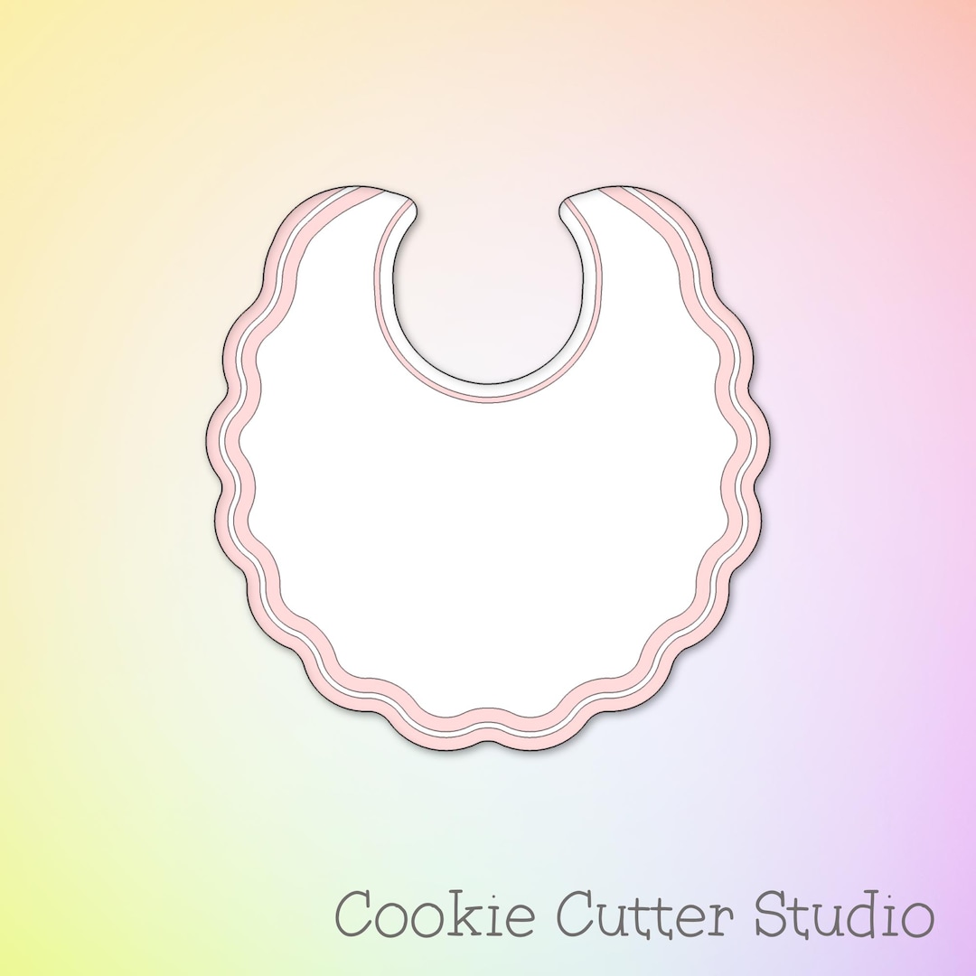 Baby Bib Cookie Cutter: Baby Shower Baking - Etsy