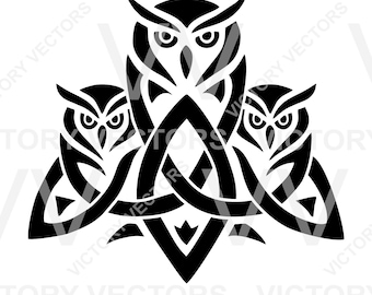 celtic knot owl