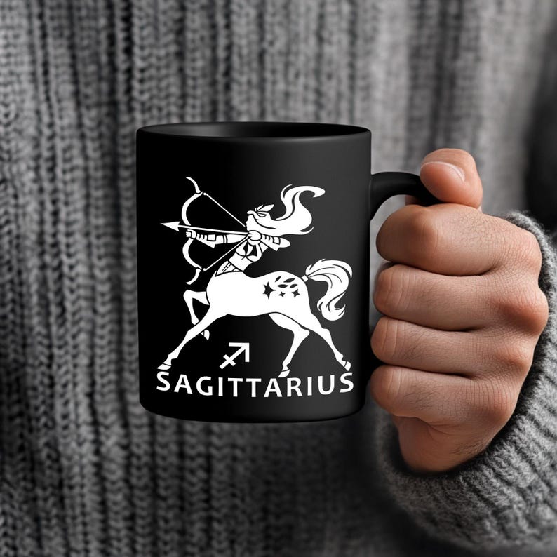 Sagittarius Archer Star Sign Vector Line Cutting File for Vinyl, Laser ...