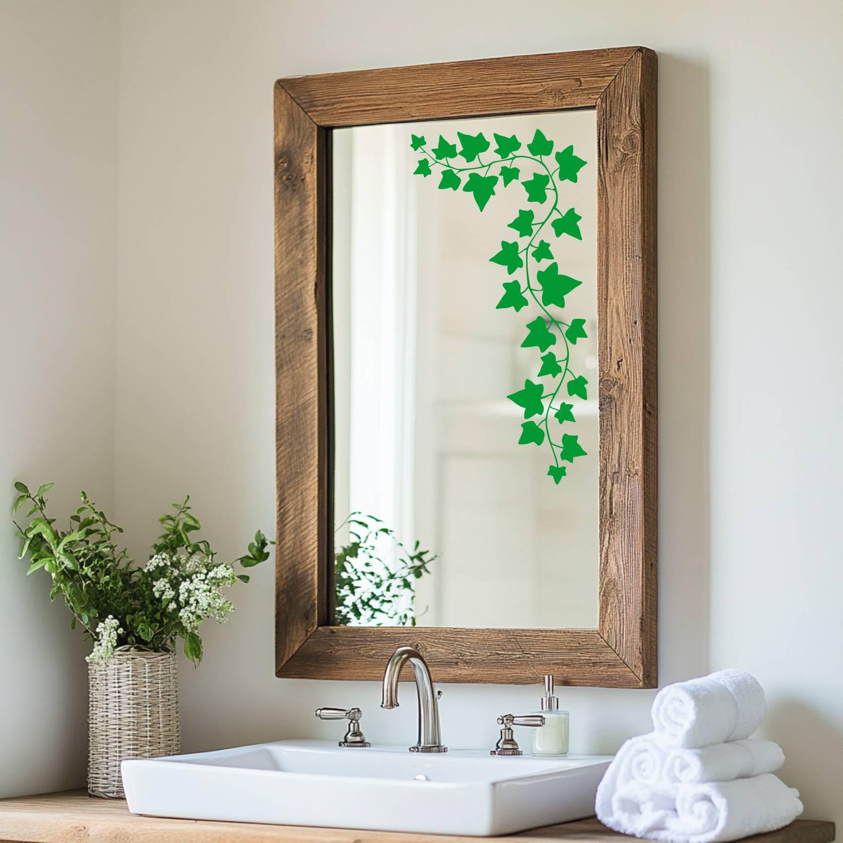 Ivy Corner Border Trailing Vector Line Cutting File Vinyl and Laser ...