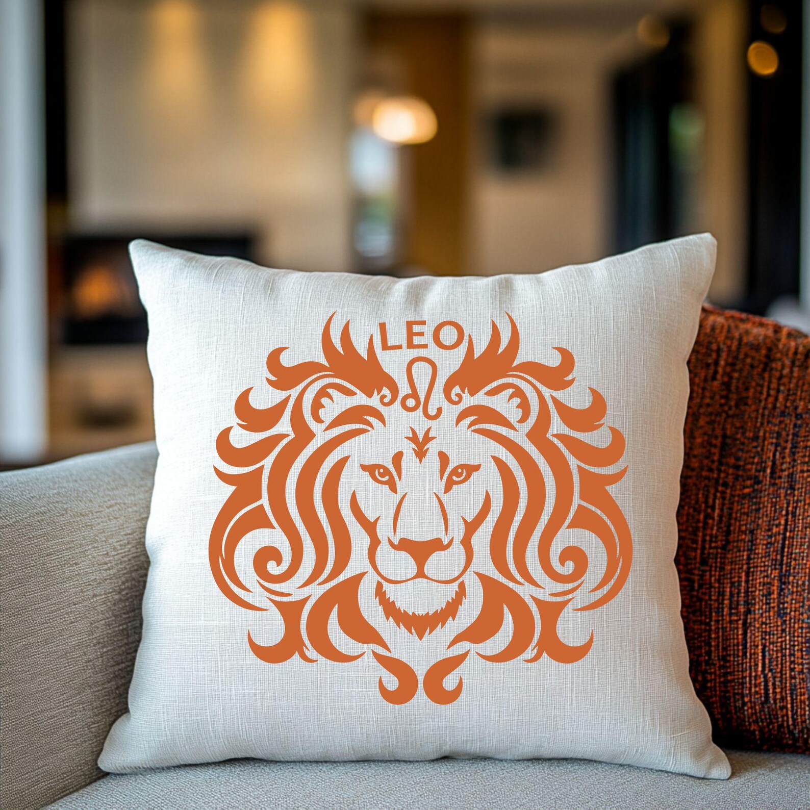 Leo Lion Fire Zodiac Star Sign Vector Line Cutting File for Vinyl ...