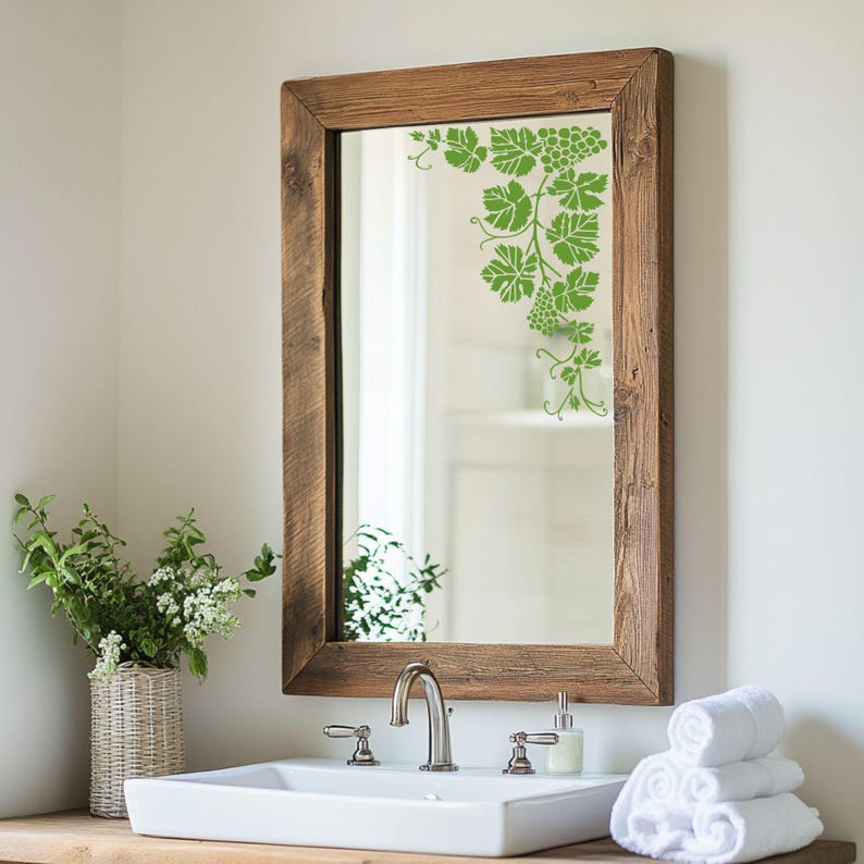 Grapevine Corner Grapes Vector Line Cutting File for Vinyl, Laser ...