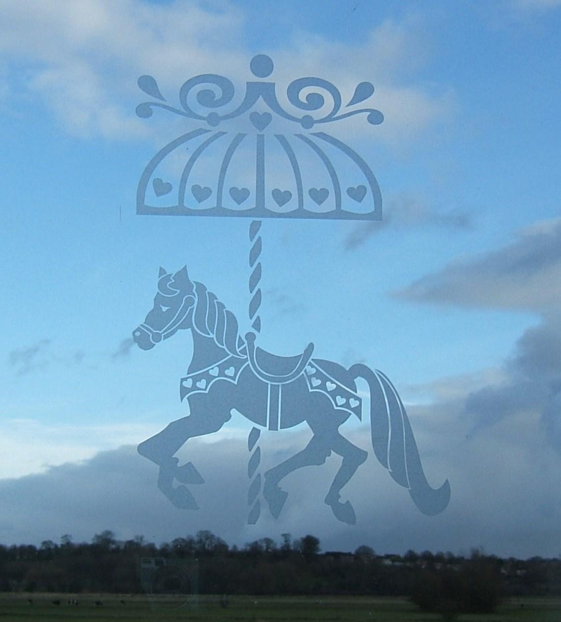 Carousel Horse Funfair Pony Vector Line Cutting File, Vinyl and Laser ...