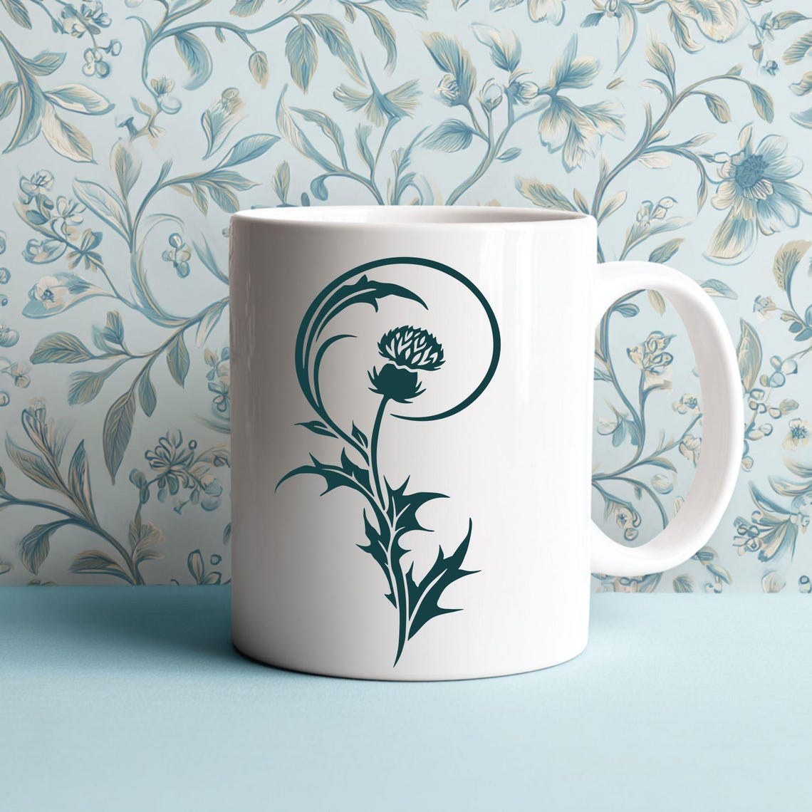Thistle Seed Head SVG | Botanical Symbol of Strength & Remembrance ...