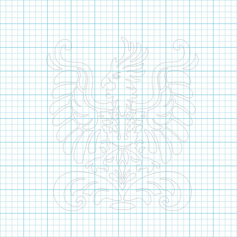 Eagle Heraldic Medieval Vector File for Cut, Print, Vinyl, Laser ...