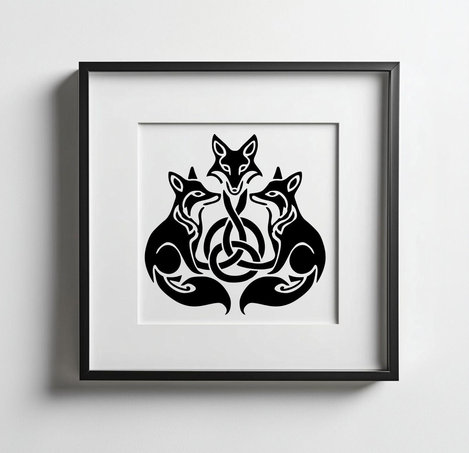 Celtic Fox Knot Trio SVG | Animal Knot Cutting File | Cricut Silhouette ...