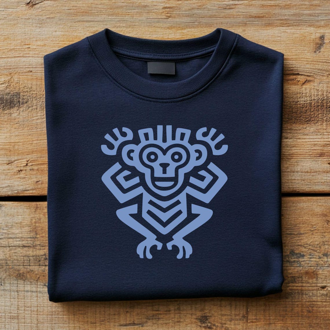 Aztec Style Monkey Mayan Tribal Ethnic Vector File for Cut, Print ...