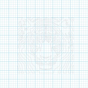 Majestic Tiger Head Cutting File, Svg Dxf Png Eps Pdf for Cricut, Laser ...