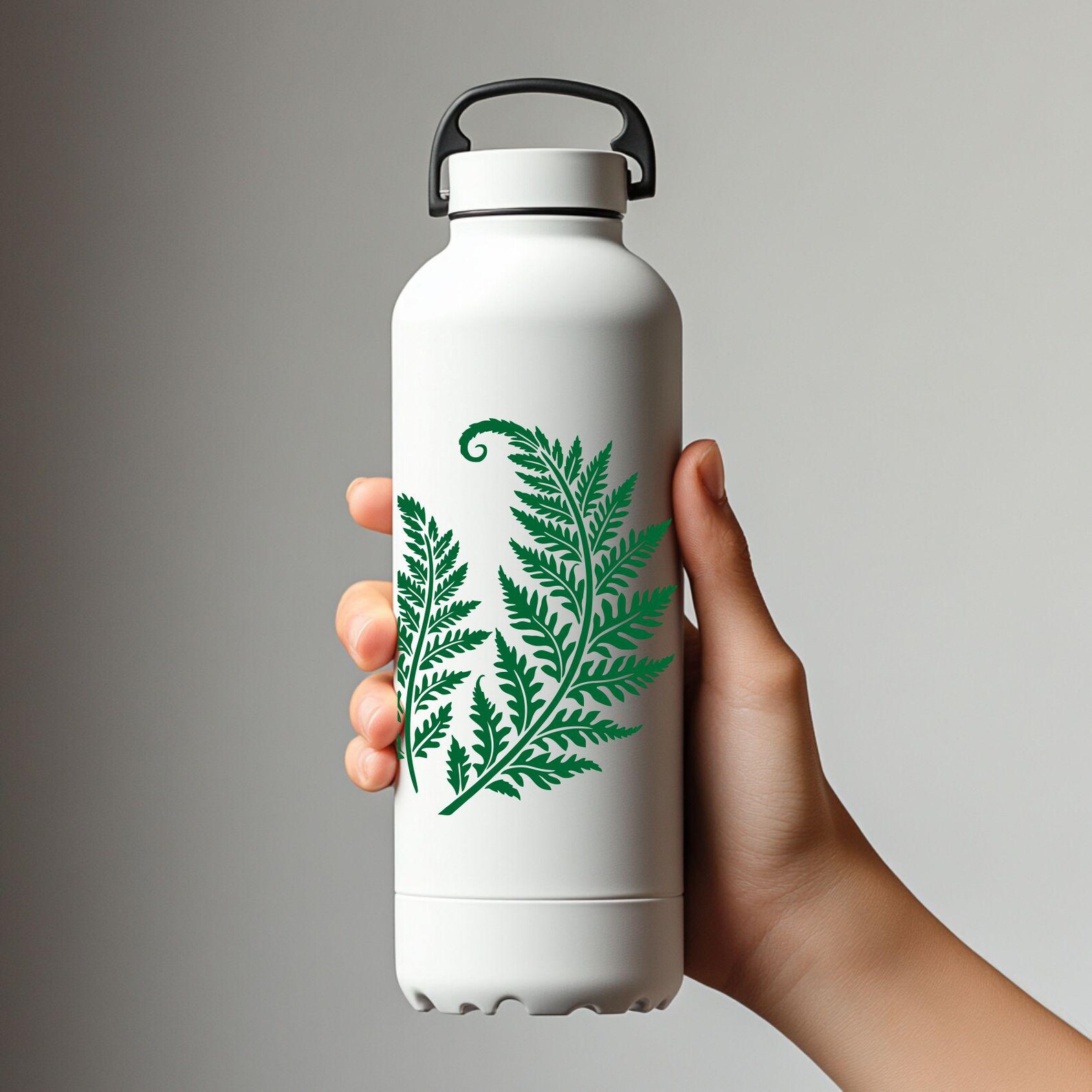 Fern Leaves Fronds Vector Line Cutting File Vinyl and Laser, Stencil ...